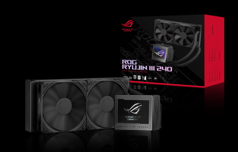 CPU COOLER ASUS ROG RYUJIN III 240 Water Block Water block dimention ...