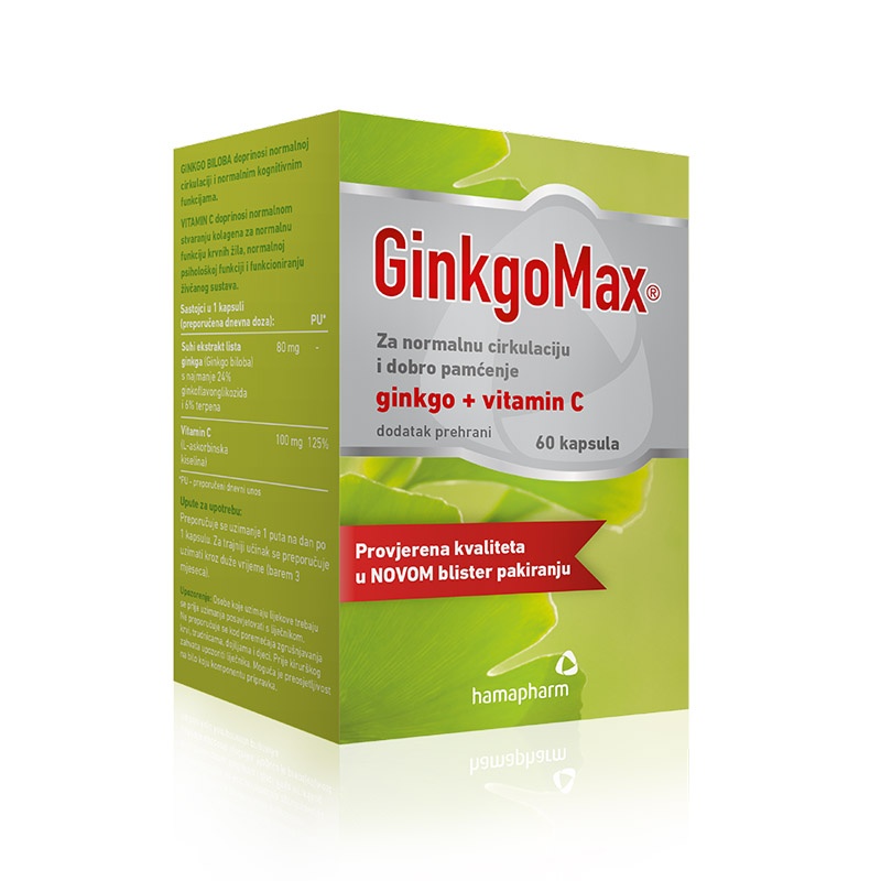 GinkgoMax 60 kapsula