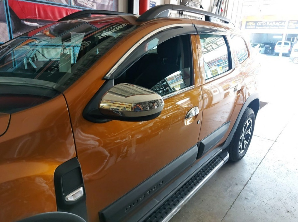 Capace cromate de oglinda compatibil Dacia Duster II 2018->, inox