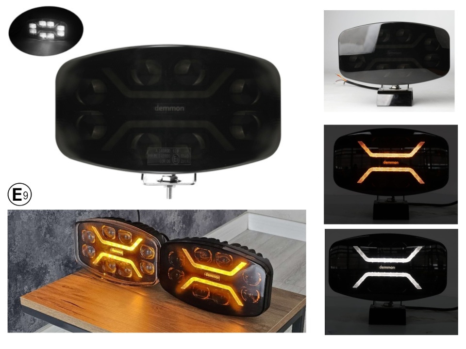 Proiector auto ATV, SUV, camion, tractor, masini agricole, E-mark E9 ...