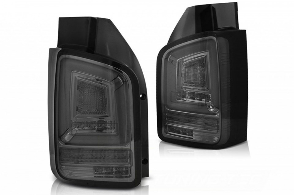 Stopuri Full LED Rosu Clar compatibile cu VW Transporter Multivan V T5 ...