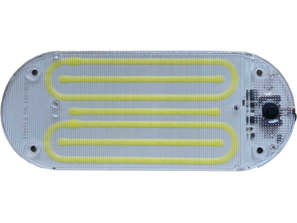 Lampa auto interior, LED, lumina Alb rece, 6500K, 1800Lm, 12V-24V, cu ...