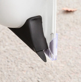 Set 4 ornamente transparente pentru protectie usi