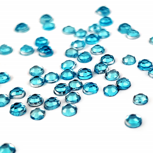 Strasuri Unghii Pietricele Culoare Albastru Azur, Pietre Decorative ...