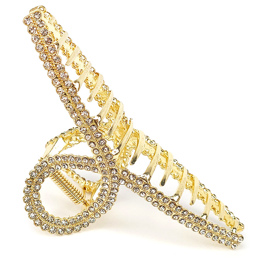 Clema Metalica de Păr cu Strasuri Model 'Shine Everywhere'