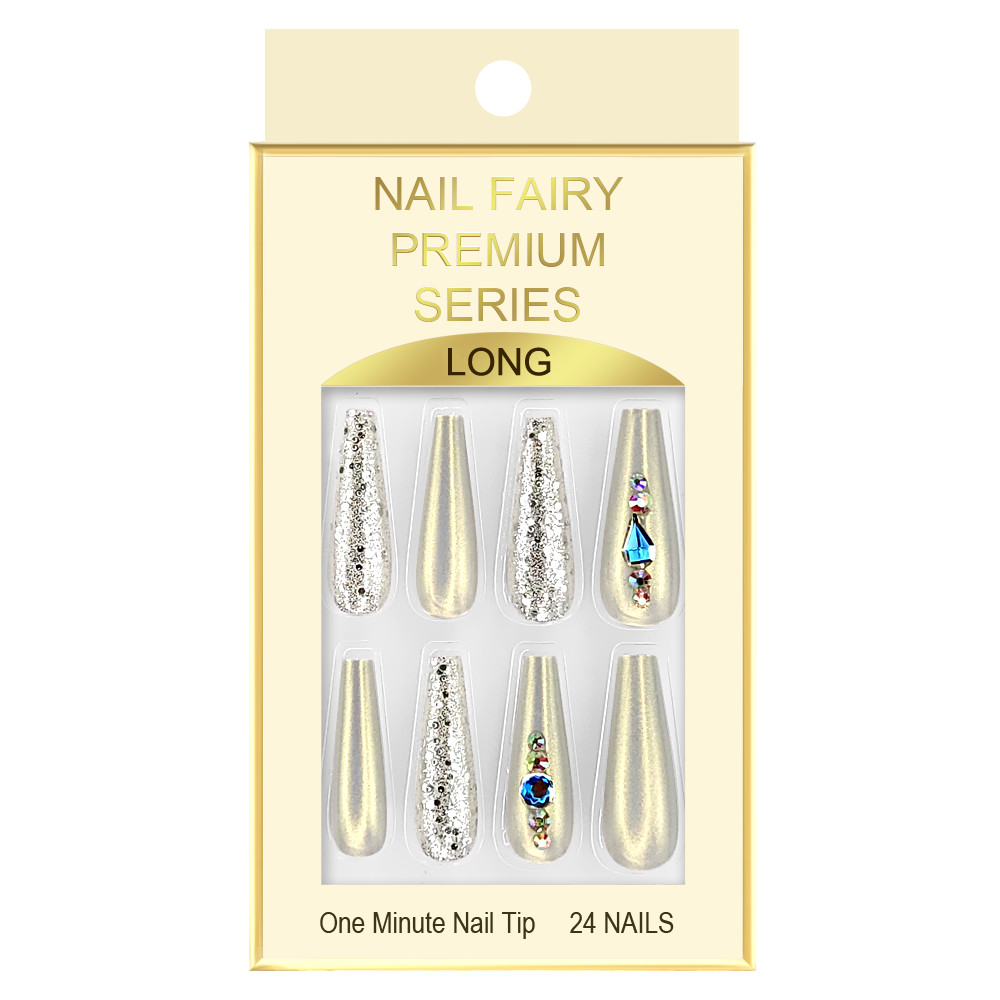 Set 12 Tipsuri Reutilizabile cu Manichiura Instant 'Nail Fairy Premium ...