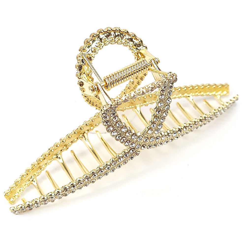 Clema Metalica de Păr cu Strasuri Model 'Shine Everywhere'