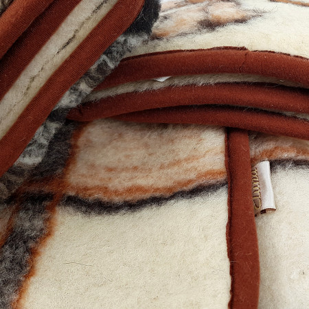 Brâu Terapeutic din Lână Naturală de Oaie pentru Spate și Zona Lombară ...