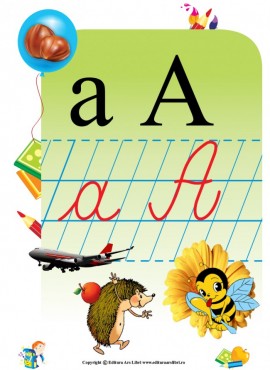 Planse Literele alfabetului și grupurile de litere, Clasa pregătitoare și clasa I