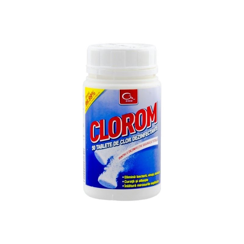 Dezinfectant clorigen Clorom 50 tablete