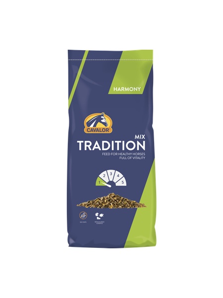 Furaj combinat pentru cai, pelete Versele Laga Traditional Mix 20 kg