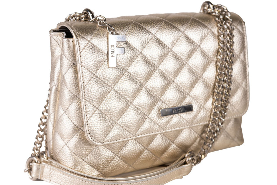 Elegantna zlatna ženska torba Bianka