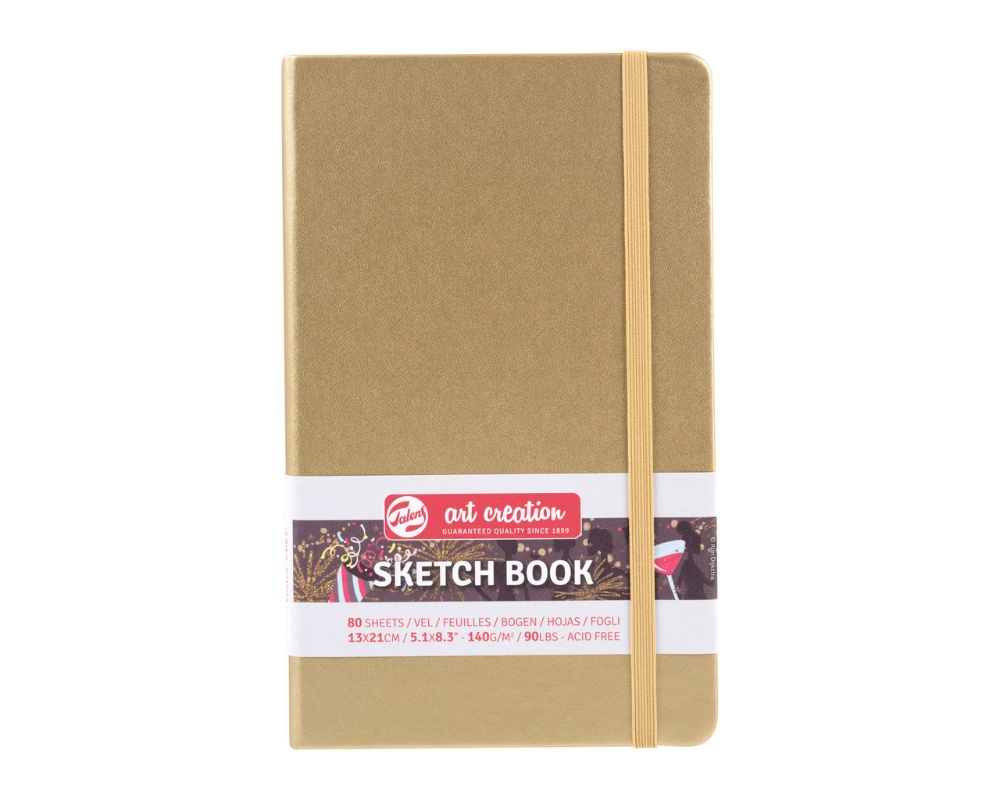 Carnet de Schite Art Creation Auriu si Galben Auriu 140gr 80 de File