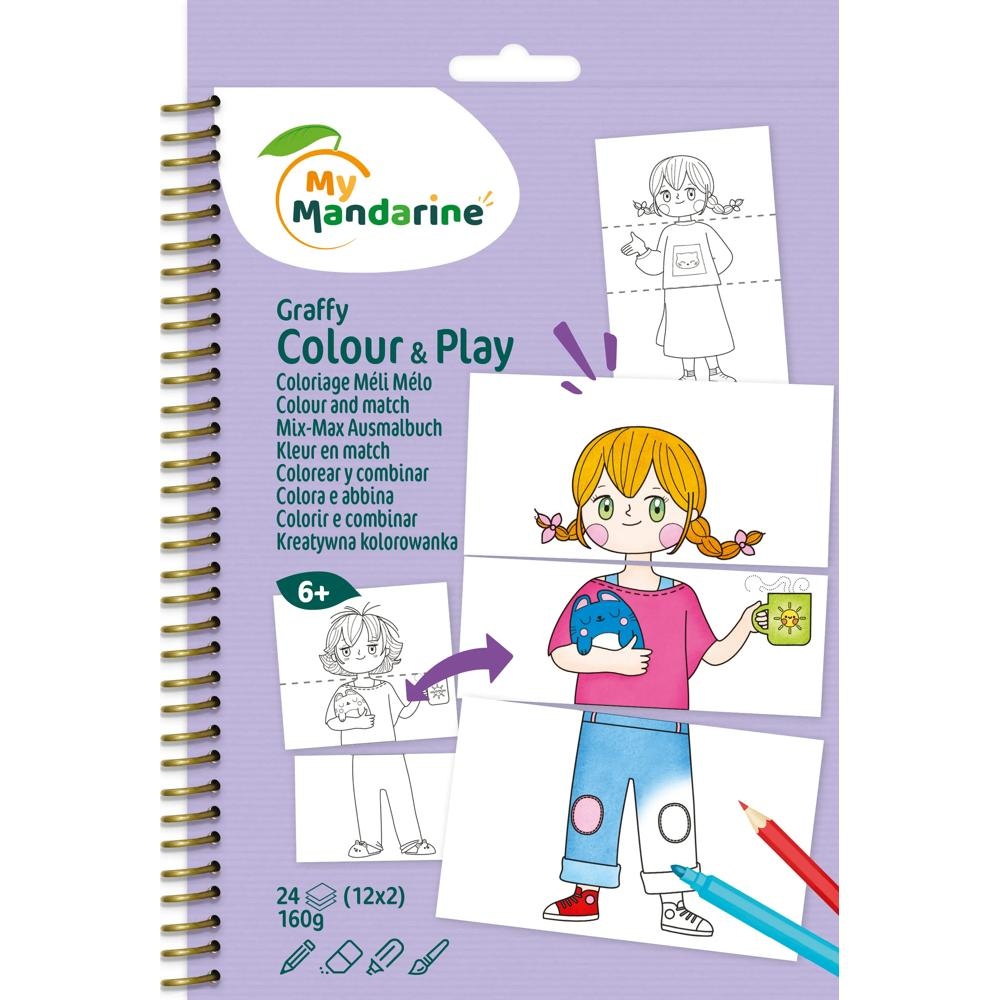 Carte de colorat Graffy Colour & Play, Fashion GY171C