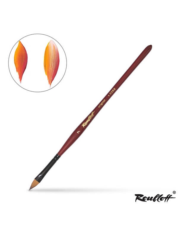 Pensula sintetica cu forma ovala prelungita Roubloff 03RB