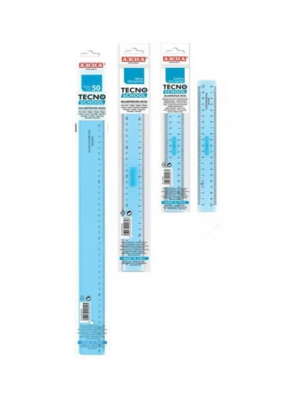 Rigla milimetrica Tecno School Arda