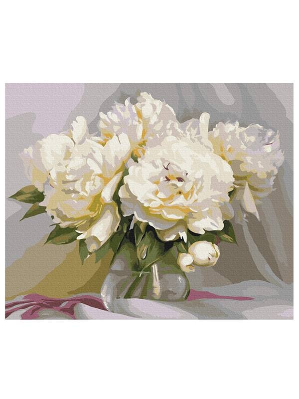 Kit pictura pe numere Exquisite Tenderness of Peonies 51373
