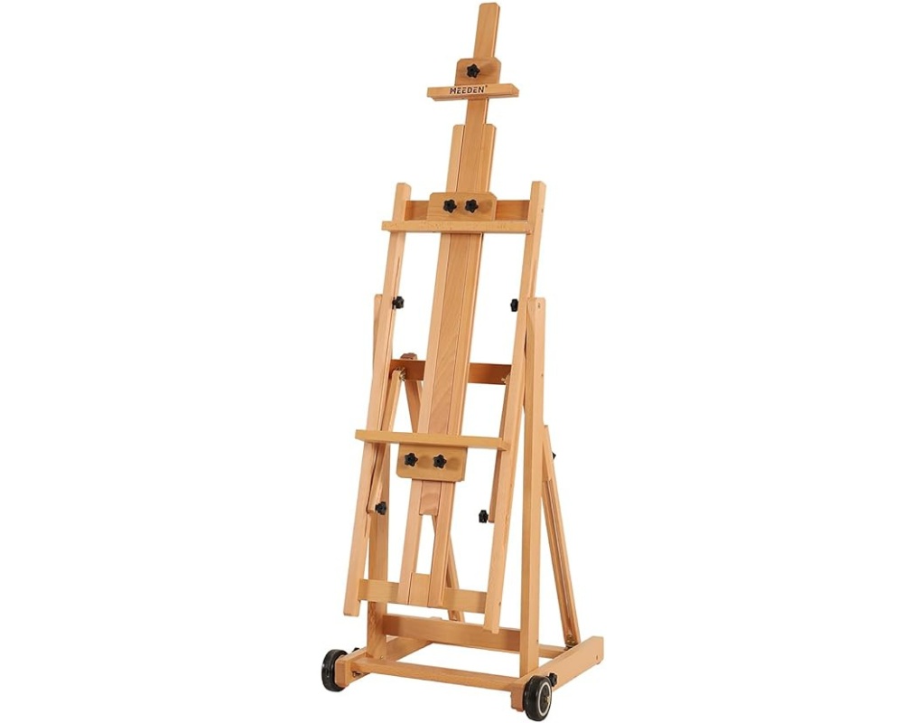 Sevalet Profesional de Studio MEEDEN Classic Heavy Duty H-Frame din Fag ...