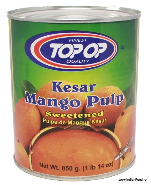 TOPOP Mango Pulp Kesar Nectar de Mango 850g