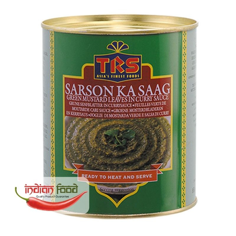 TRS Canned Sarson ka Saag Frunze de Mustar in Curry Conservate 850g