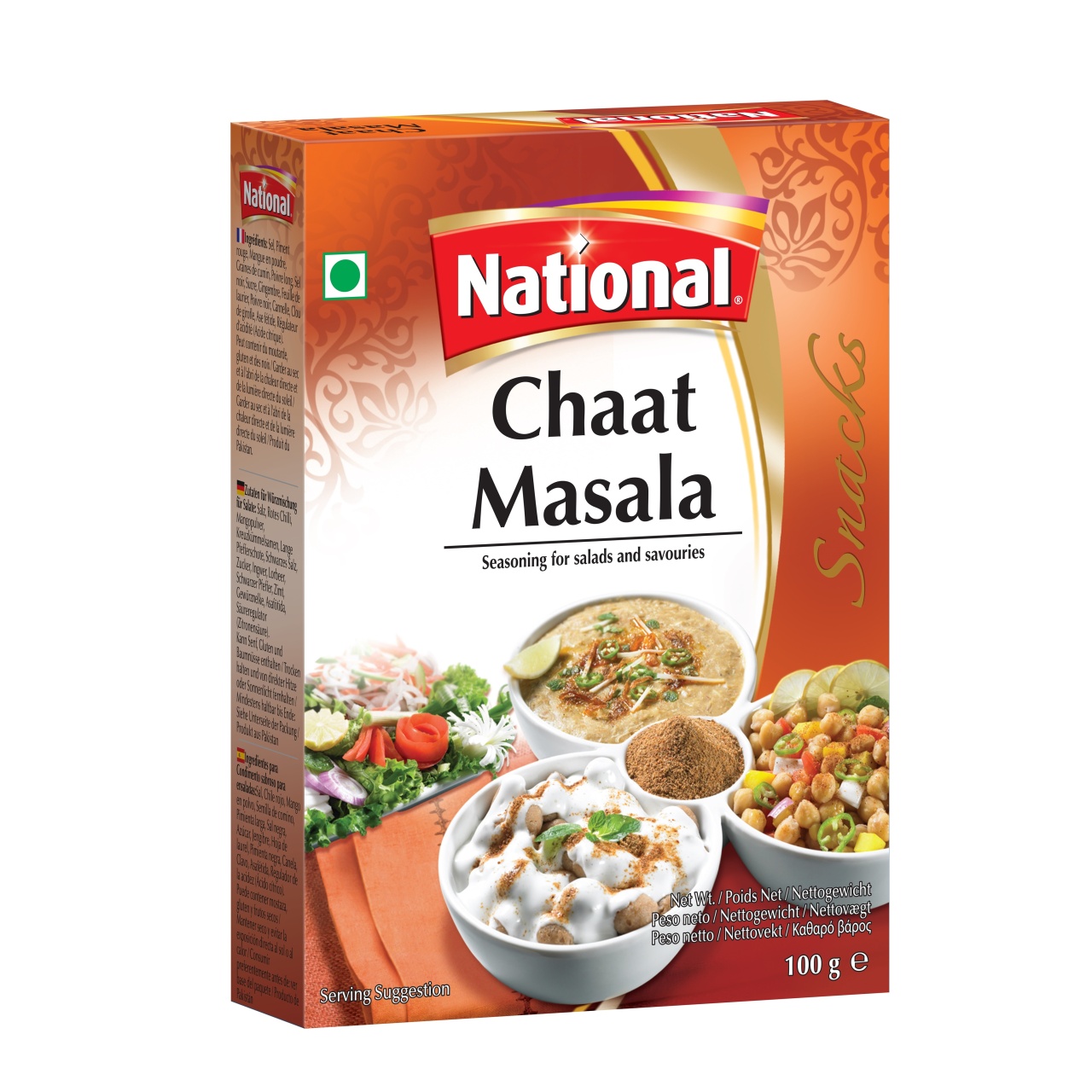 National Spice Mix Chaat Masala (Amestecul de condimente Chaat Masala) 100g