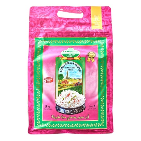 Mehran Extra Long Super Basmati Rice (Orezul Basmati Extra Lung) 5kg