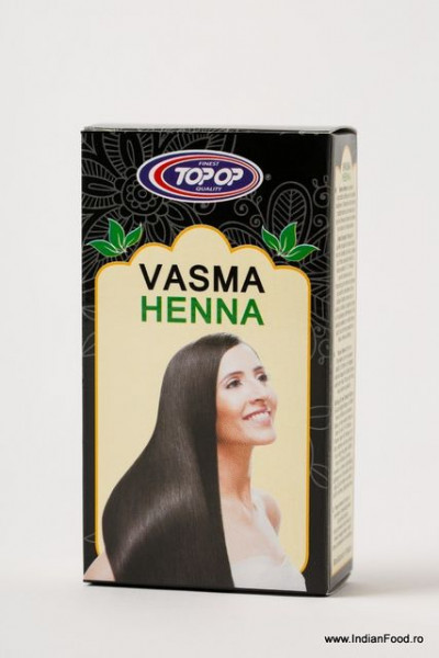 TOPOP Black Vasma Henna Powder (Henna Negru Pudra) 100g