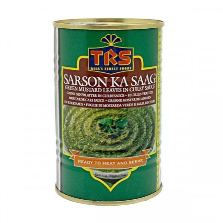 TRS Canned Sarson ka Saag (Frunze de Mustar in Curry Conservate) 450g