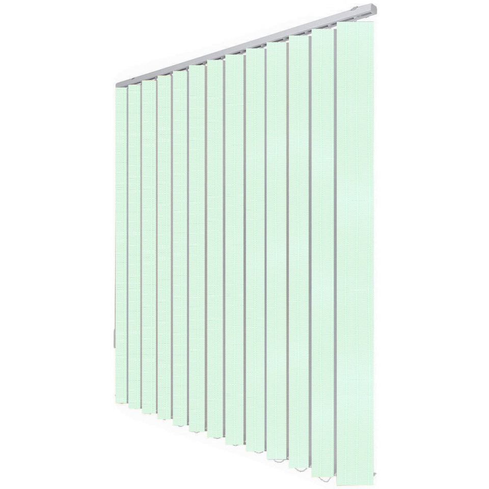 Szalagfüggöny, textil lamellas árnyékoló függöny 127mm - Cora 5040 ...
