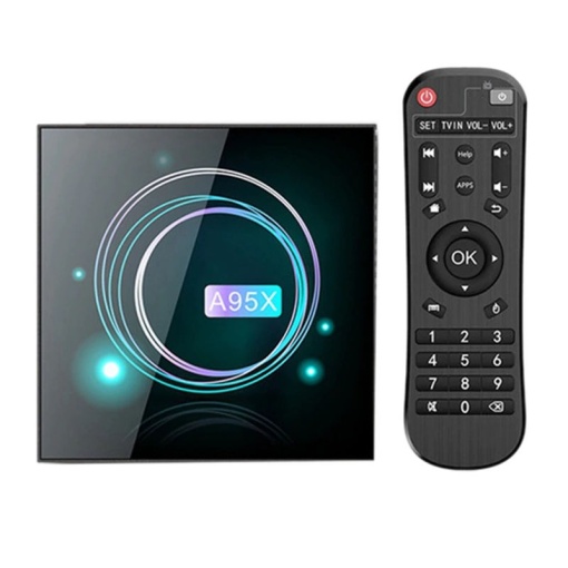 Smart TV Box Mini PC Techstar® A95X F3 Slim, Android 9, 2GB RAM, 16GB ...