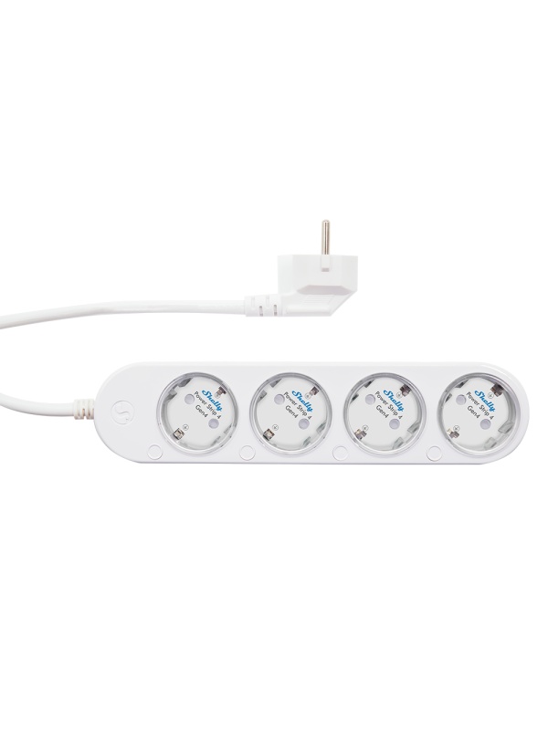 Prelungitor inteligent cu 4 prize și măsurare consum-Shelly Power Strip ...