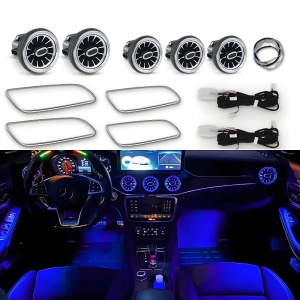 Pachet Lumini Ambientale RGB compatibil Mercedes Benz A Class CLA GLA ...