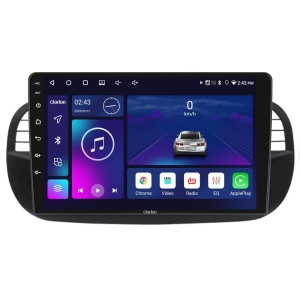Navigație Clarion Fiat 500 2007-2015 9" 4GB RAM 64GB ROM 4-Core ...