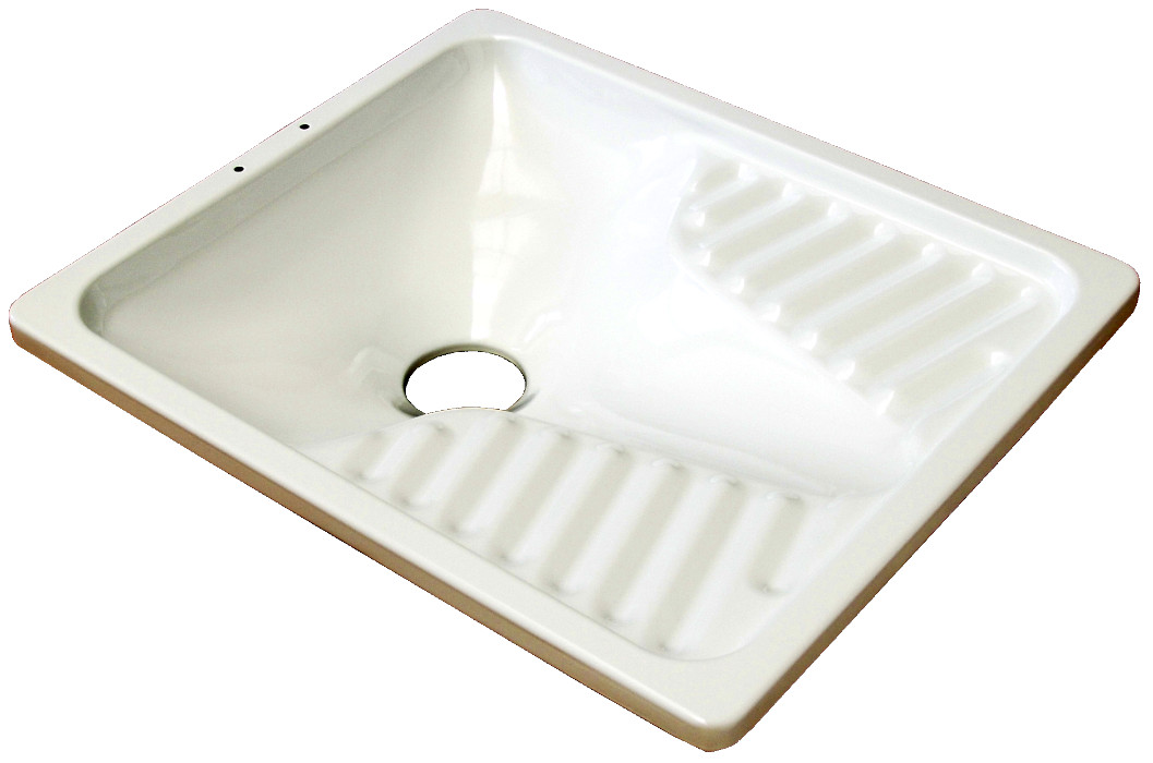 Vas WC Turcesc din Otel Emailat / L[mm]: 650; B[mm]: 550