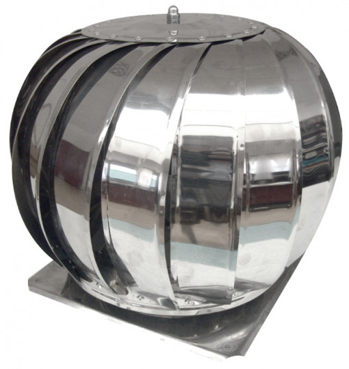 Capac Terminal Cos de Fum Rotativ INOX cu Talpa Bg ESP / D[mm]: 200