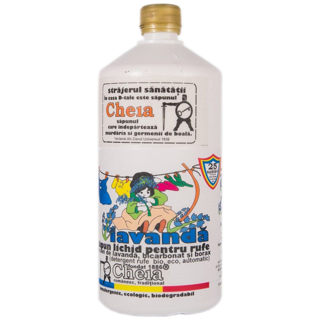 Sapun lichid pentru rufe, Lavanda ( detergent natural concentrat)