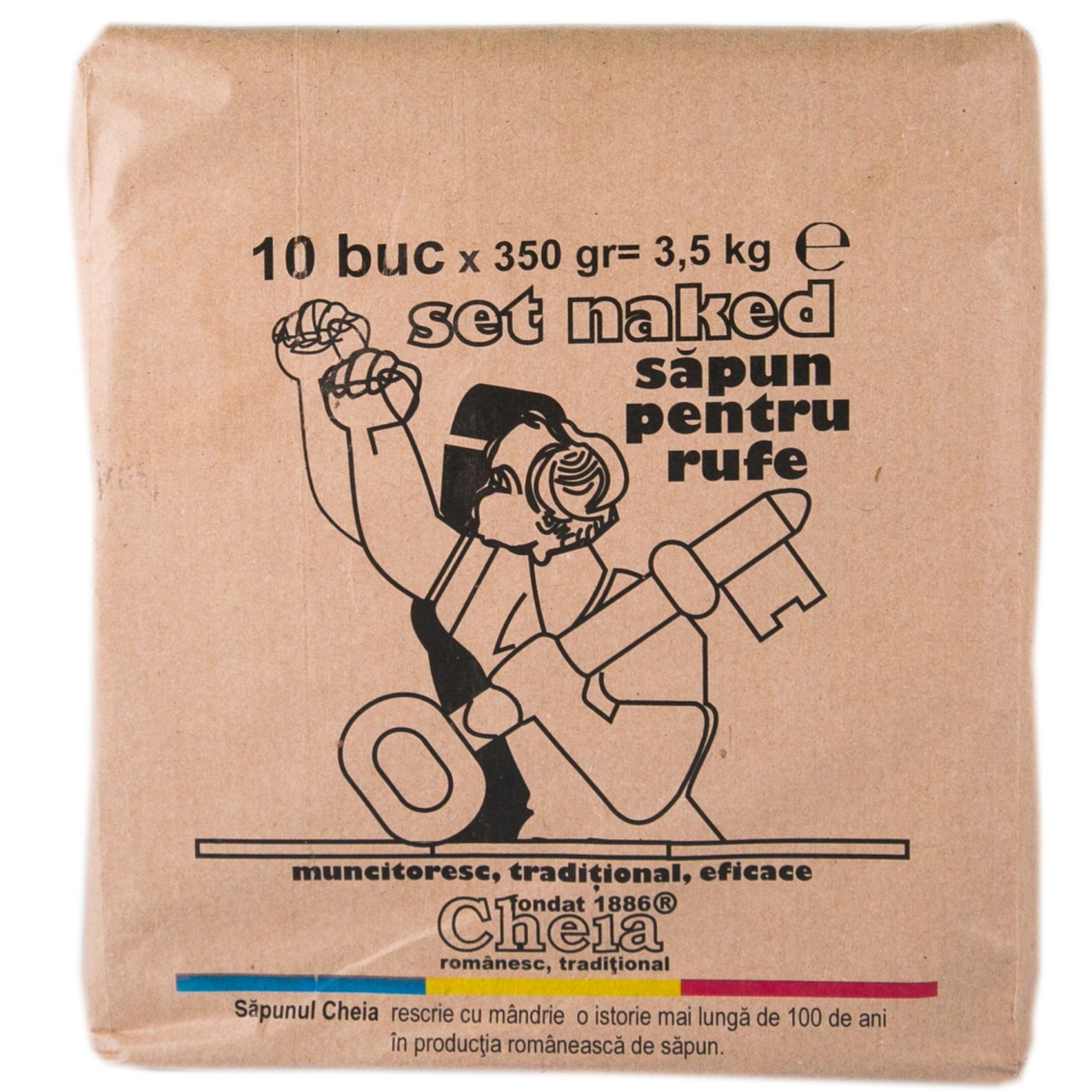 Set 10 sapun Cheia pentru rufe este varianta economica