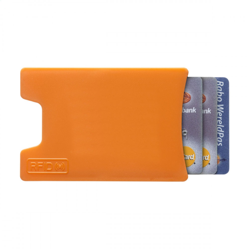 Husa Card-uri cu blocare RFID, GoldenCase®, cu loc pentru 3 card-uri ...