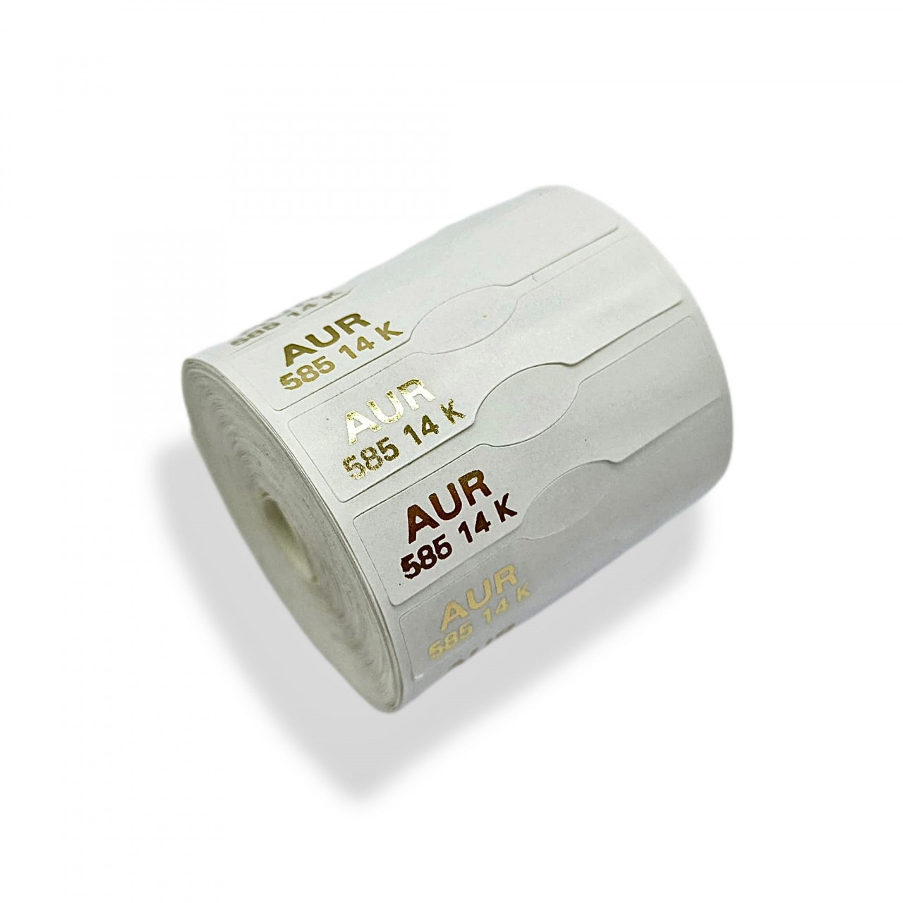 Rola etichete bijuterii aur - autoadezive AUR 585 14K - 1000 buc