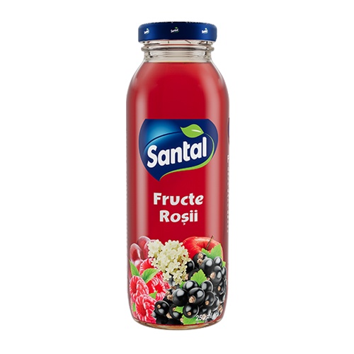 SANTAL 0.250L FRUCTE ROSII 30% -SGR