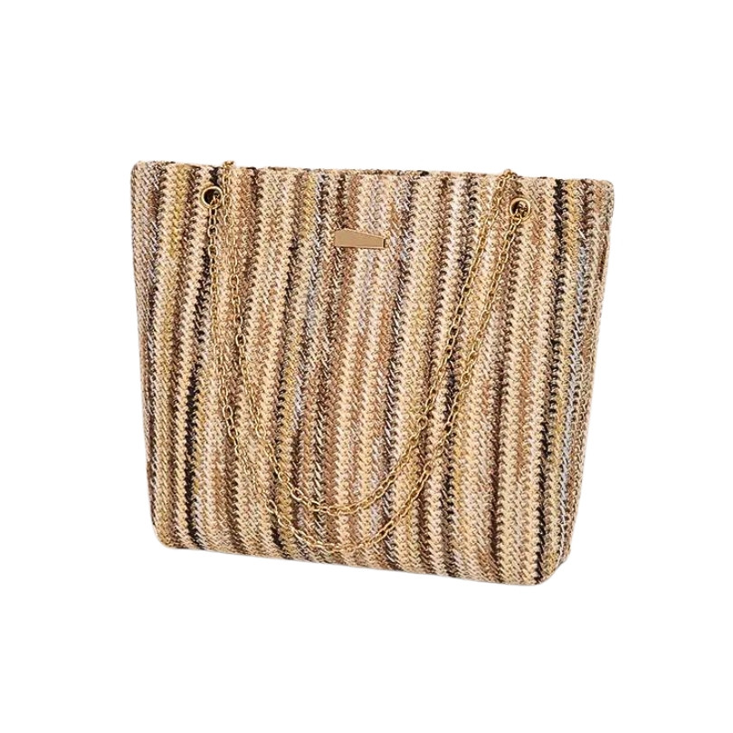 Geanta din rafie Apricot