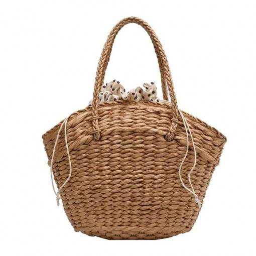 Cos din rafie cu saculet interior | Ibucork.ro