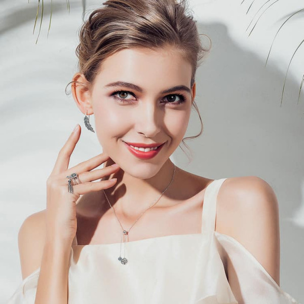 Pandantiv cu Lantisor din Argint Pomul Vietii si Familia cod ARG405E