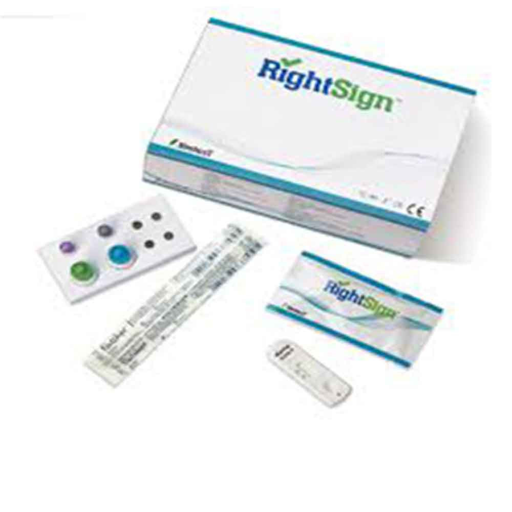 HIV ½ Test rapid, RIGHT SIGN