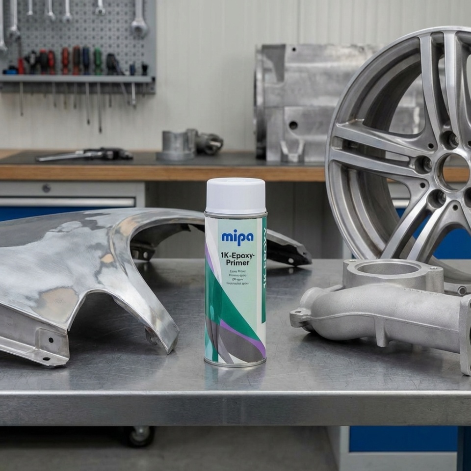 Spray Grund Epoxy Mipa Gri 400ml - Primer Auto Anticoroziv