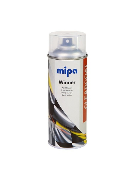 Spray Lac Mat Mipa Winner 400ml - Lac Auto Transparent Mat