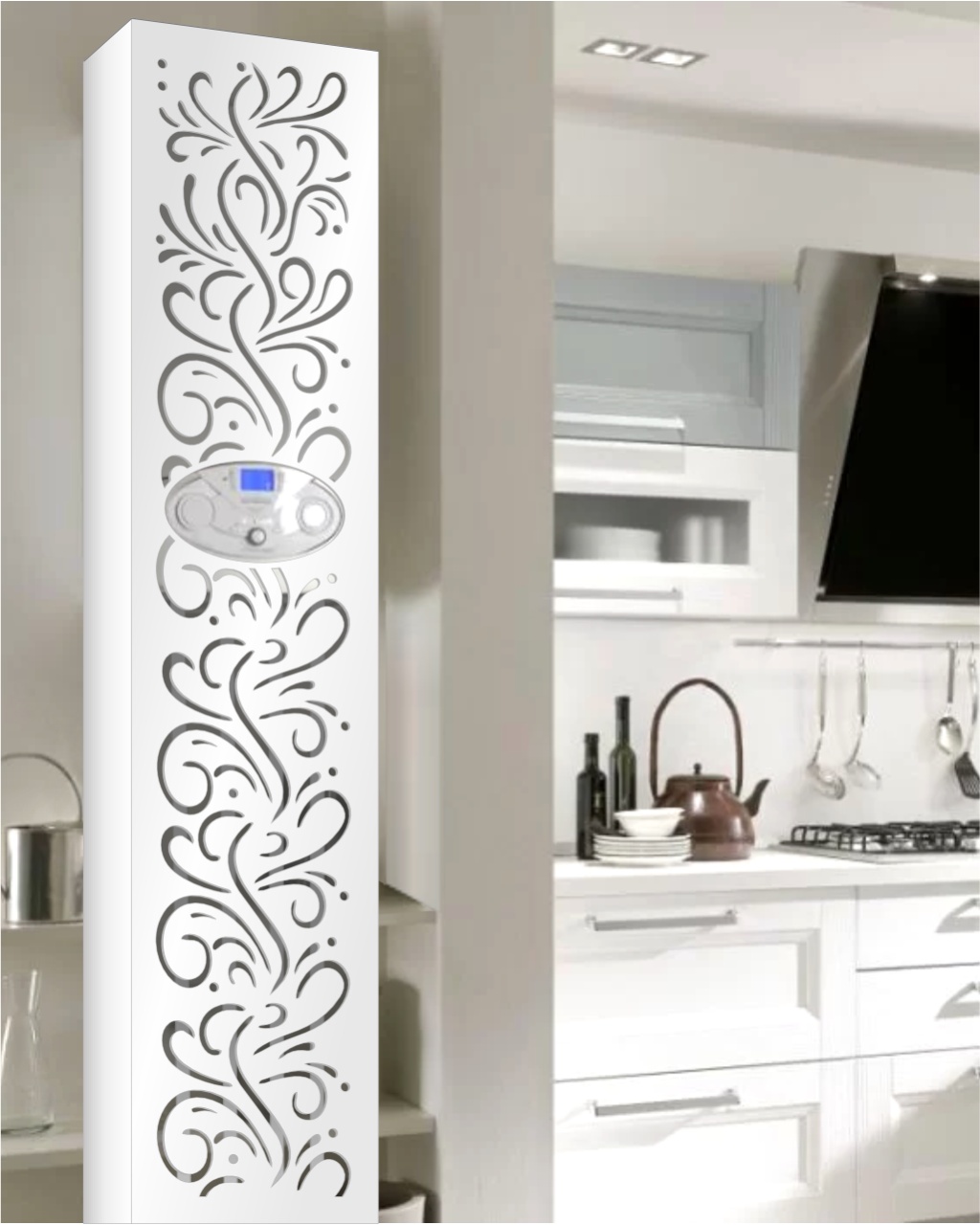 Masca pentru centrala termica - tevi