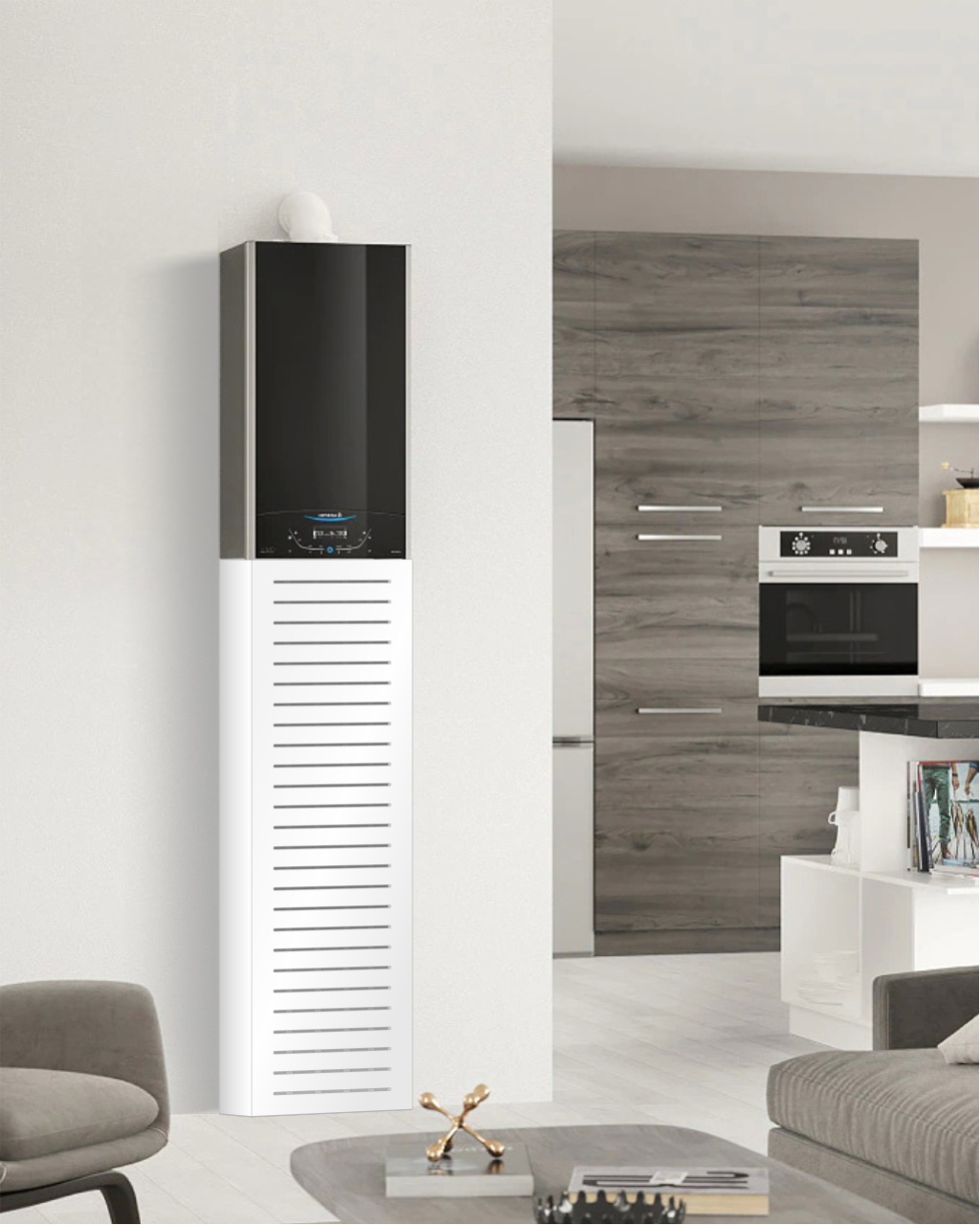 Masca pentru centrala termica - tevi