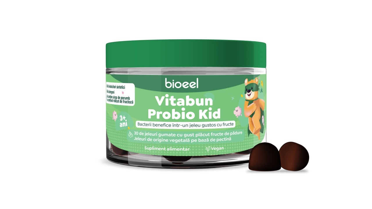 Vitabun Probio Kid – 30 jeleuri cu probiotice pentru copii