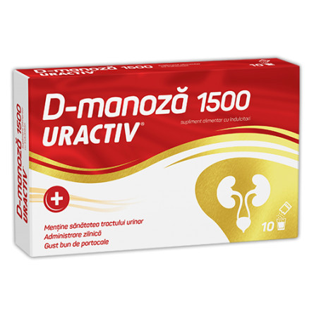 Uractiv D Manoza, 10 plicuri, Fiterman Pharma